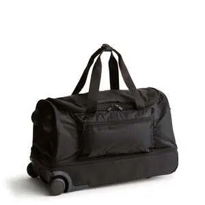 VERA BRADLEY Adair Rolling Duffel Bag - Black