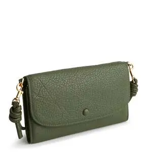 VERA BRADLEY Wildwood Wallet Crossbody - Green