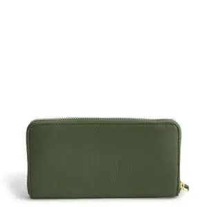 VERA BRADLEY Continental Wallet In Bronze - Green
