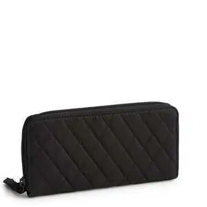 VERA BRADLEY Continental Wallet - Black