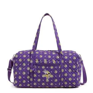 VERA BRADLEY Nfl Large Travel Duffel Bag - Minnesota Vikings