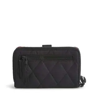 VERA BRADLEY Large Tab Wallet In Moonless Night - Black