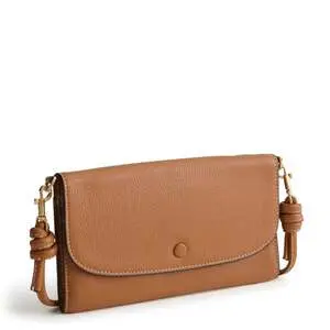 VERA BRADLEY Wildwood Wallet Crossbody - Brown