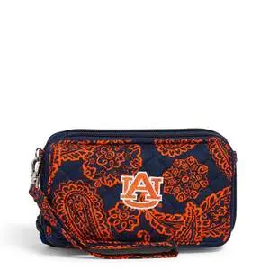 VERA BRADLEY Collegiate Rfid All In One Crossbody Bag - Navy/orange