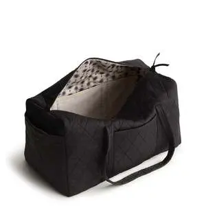 VERA BRADLEY Large Original Duffel Bag - Black