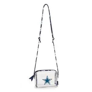 VERA BRADLEY Nfl Dallas Cowboys Bandana Clear Crossbody Bag - Multicolor