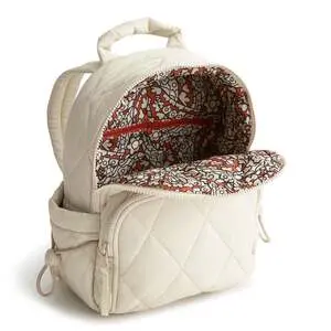 VERA BRADLEY Small Banbury Quilted Backpack - Gray