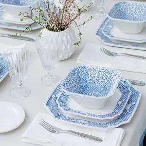 VIETRI Uccello Blu Dinner Plate