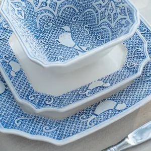 VIETRI Uccello Blu Salad Plate