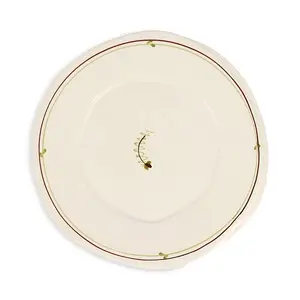 VIETRI Lastra Fiori Di Bosco European Dinner Plate - Light Beige