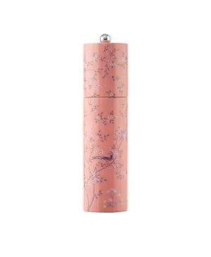 ADDISON ROSS LONDON Chinoiserie Lacquered Salt Or Pepper Mill Grinder - Pink