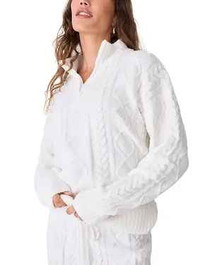 PJ Salvage Chenille Pajama Set - Ivory