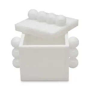 TIZO Lucite Bubble Design Box With Lid