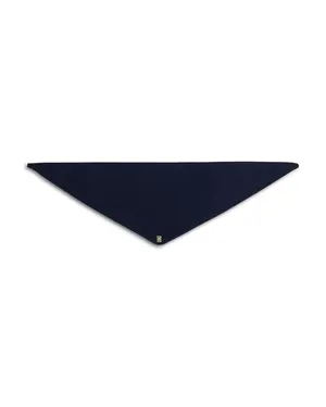 Sandro Shani Wool & Cashmere Collar Snood Scarf - Navy Blue