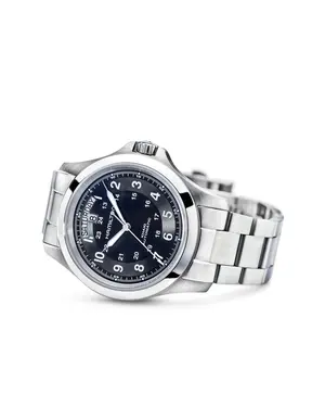 Hamilton Khaki Field King Watch - Black/silver