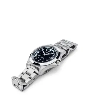 Hamilton Khaki Field King Watch - Black/silver