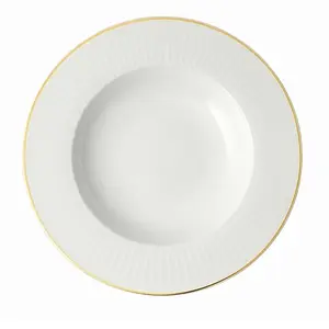 VILLEROY & BOCH Chateau Septfontaines Rim Soup Bowl - White