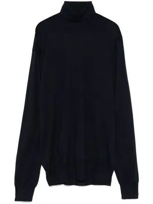 CRUCIANI Roll-neck Sweater - Blue