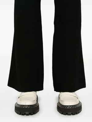 CHARLOTT Flared Trousers - Black