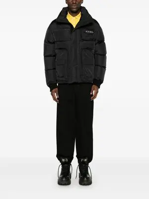 Dsquared2 Logo-appliquéd Puffer Jacket - Black