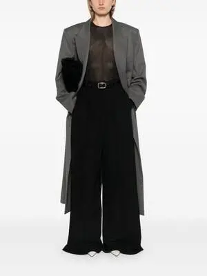 Wardrobe.NYC Sheer Bodysuit - Black