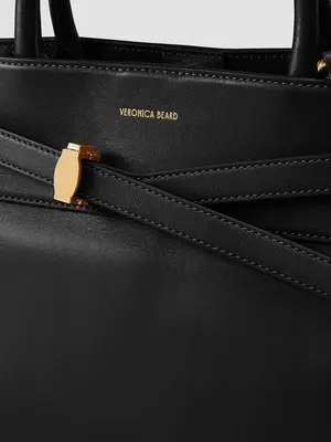 Veronica Beard Dash Leather Crossbody Bag
