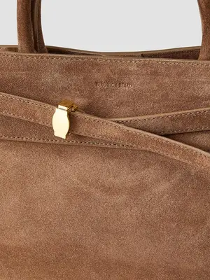 Veronica Beard Dash Suede Tote Bag - Bark