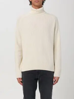 BOSS Ribbed Turtleneck Sweater - Ivory