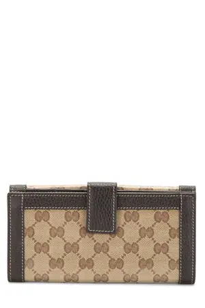 Gucci Gg Crystal Canvas Continental Wallet