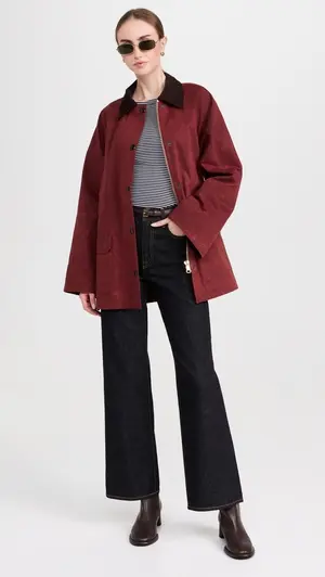 ALEX MILL Chiltern Street Barn Jacket - Red