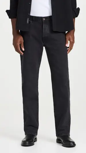 JEANERICA Casual Relaxed Straight Leg Jeans - Black 2 Weeks