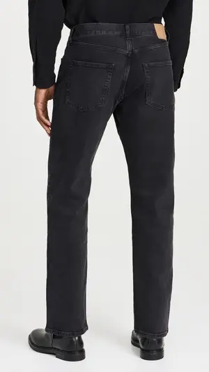 JEANERICA Casual Relaxed Straight Leg Jeans - Black 2 Weeks