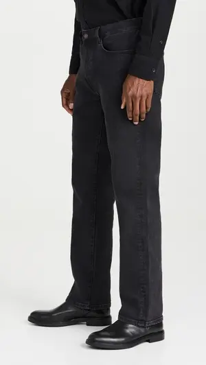 JEANERICA Casual Relaxed Straight Leg Jeans - Black 2 Weeks