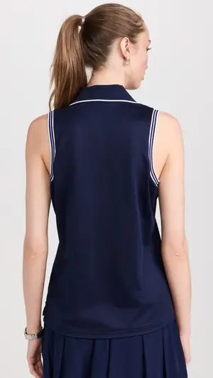Rlx Ralph Lauren Sleeveless Tour Pique Cricket Polo