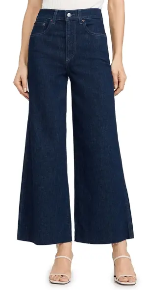 LE JEAN Juliette Wide-leg Ankle Jeans