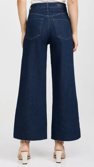 LE JEAN Juliette Wide-leg Ankle Jeans