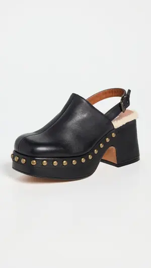 Free People Autumn Studded Platform Clogs