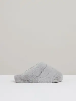 REISS Andrea Faux Fur Slippers