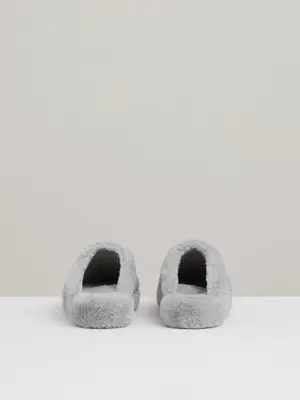 REISS Andrea Faux Fur Slippers