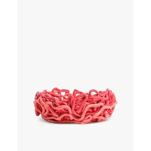 FISH DESIGN BY GAETANO PESCE Tutti Frutti Ii Special Resin Basket 30cm - Dark Salmon