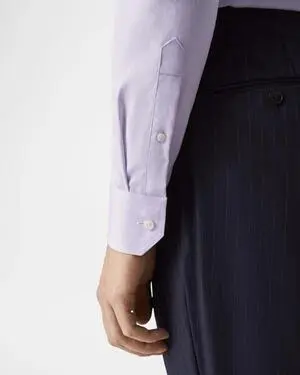 Eton Contemporary-fit Twill Dress Shirt - Medium Purple