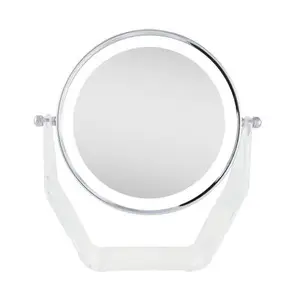 ZADRO Lighted Makeup Mirror With Magnification & Swivel - Chrome