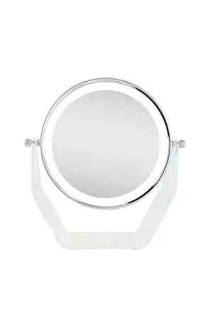 ZADRO Lighted Makeup Mirror With Magnification & Swivel - Chrome