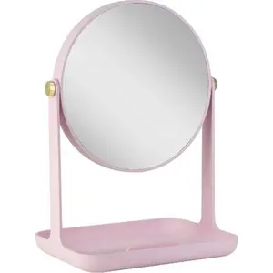 ZADRO Back-to-school Makeup Mirror With Accessory Tray & Phone Holder - Rose Quartz