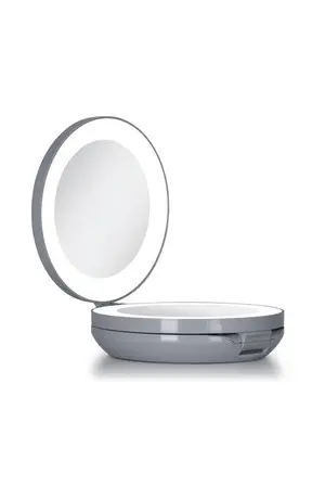ZADRO Lighted Travel Mirror With Magnification & Folding-to-compact - Black Shadow