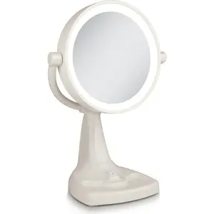 ZADRO Max Bright Lighted Makeup Mirror With 10x/1x Magnification & Storage Tray Neutral