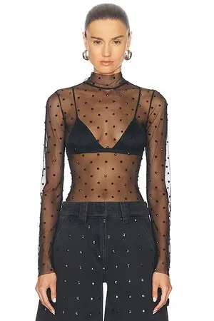 Retrofete Lilith Mesh Top