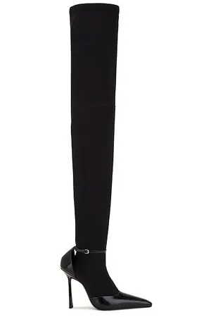 Saint Laurent Graham Over-the-knee Stiletto Boots