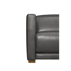 VIOLINO Bobby 5 Piece Motion Reclining Leather Sectional - Dorn Granite