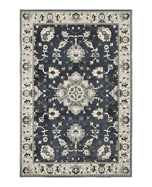 ORIENTAL WEAVERS Ellington Ell08 Area Rug, 3'10 X 5'5 - Blue